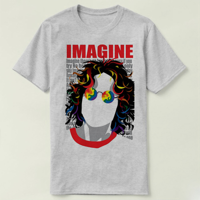 John lennon 约翰 列侬 个性 定制 DIY Tee T-Shirt T恤 衣服 4