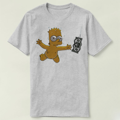 nevermindNirvanaT-Shirtbart男