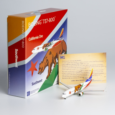 NGmodel 1:400 合金飞机模型 美国西南航空 B737-800/w N8653A