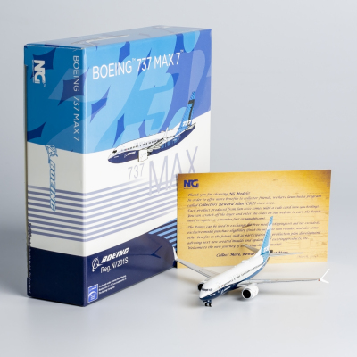 合金客机模型原厂B737MAX7