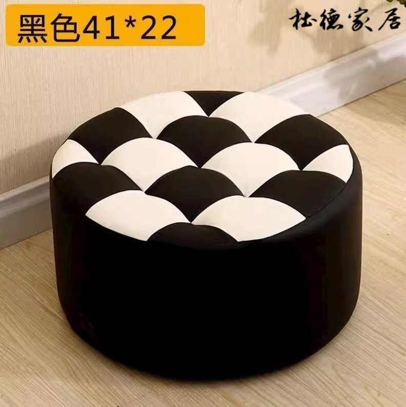 沙发凳板凳脚踏衣帽间矮小凳子软座椅子家用坐墩房间客厅久坐舒服