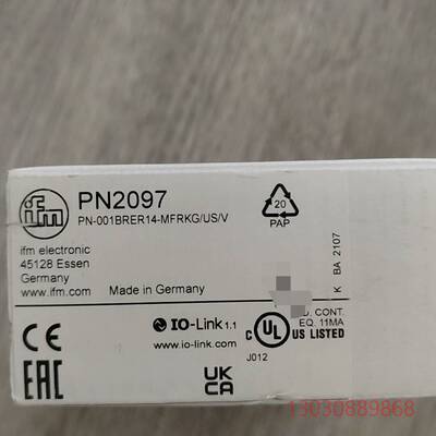可维修德国IFM/易福门PN2097全新原装未使用，
