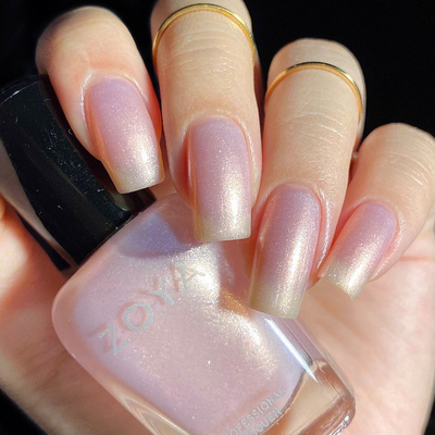 ZOYA10Free指甲油珠光闪蜜桃粉