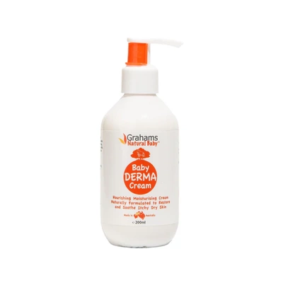 澳洲原装进口Grahams婴儿润肤霜保湿嫩肤修护200ml 正品