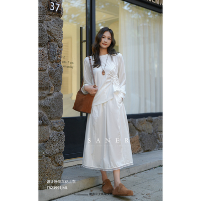 欧货2025新款圆领长袖T恤