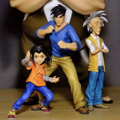 十二符文成龙历险记捕风追影龙叔成龙小玉 GK手办模型 桌面摆件