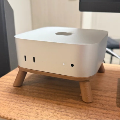 适用M4 Mac mini小板凳支架垫高支架保护垫防划伤加强散热mac配件