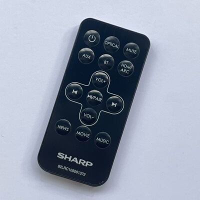 新遥控器适用SHARP夏普HT-SB115 SBW115 SBW110 SBW160 2.1 音响