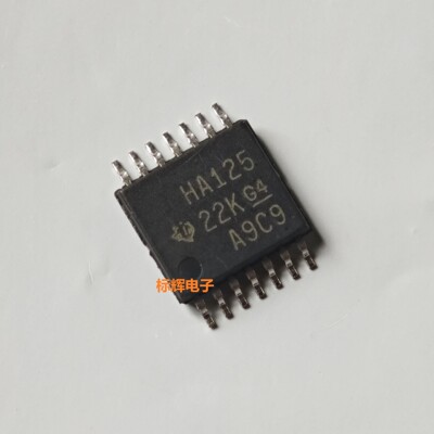 贴片 SN74AHC125PWR HA125 PW全新缓冲器IC芯片 TSSOP-14 可直拍