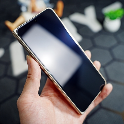 FY 【终版：AR/高清 】适用于OPPO find N6 全透明大弧边大覆盖玻璃钢化膜【六孔定位除尘盒】