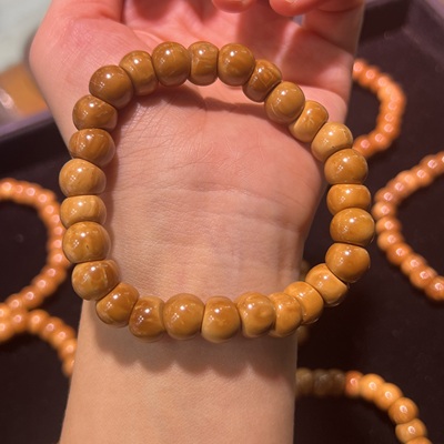 高品库克大肠蒜瓣手串高油精品高抛库克猪大肠手链爆款男女款单圈