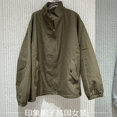 时尚百搭立领拉链宽松休闲棉衣