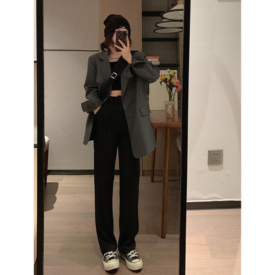 veee本命春季廓形时髦三色西装