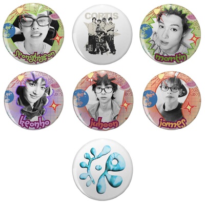 CORTIS周边吧唧徽章KEONHO同款谷子胸针JUHOON烤蹄子台历自印周边