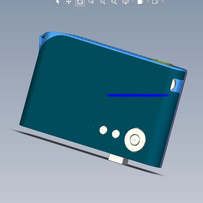 微型投影机设计01200623三维图纸（STP/prt文件格式）