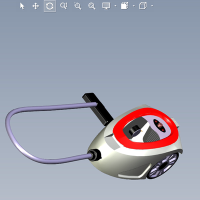 真空吸尘器模型01200623三维图纸（CATPart文件格式）