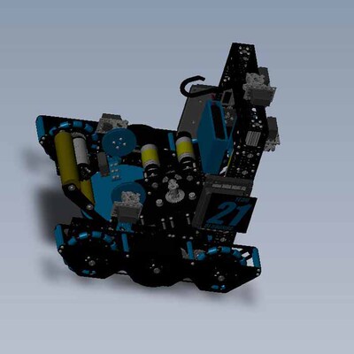 详解的投掷（抛物）机器人三维图01200521（SLDASM 文件格式）