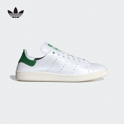 阿迪达斯三叶草男女鞋2025秋季STAN SMITH DECON绿尾休闲鞋IE9118