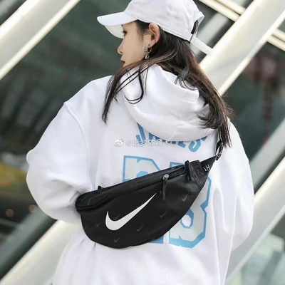 NIKE耐克男女学生小腰包运动休闲单肩斜挎包帆布包DQ6954 DQ3433