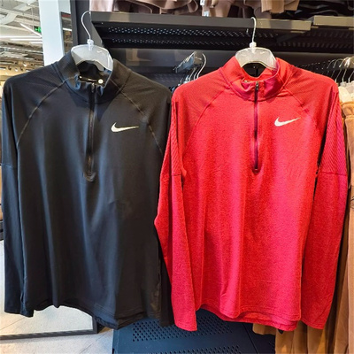 春款跑步训练长袖T恤耐克