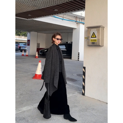 【盛朗熙AresMines】悠闲假日 苏力wool纯色中长款双面呢毛呢外套