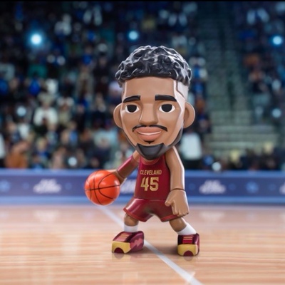 王牌化身米切尔NBA官网正品 脚踝终结者现役确认款手办收藏送礼