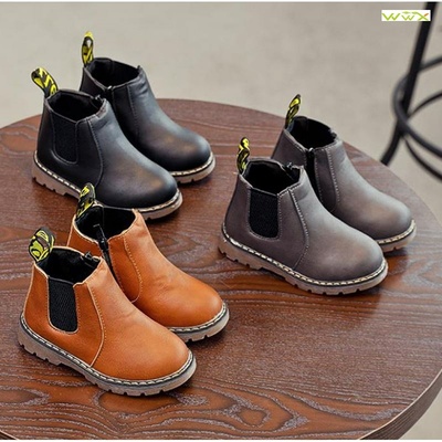 Baby shoes for boys kids girls British vintage Martin Boots