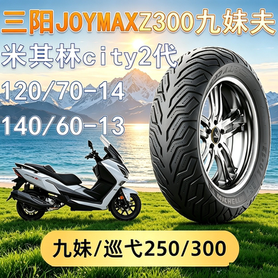 三阳九妹巡弋300米其林City2轮胎