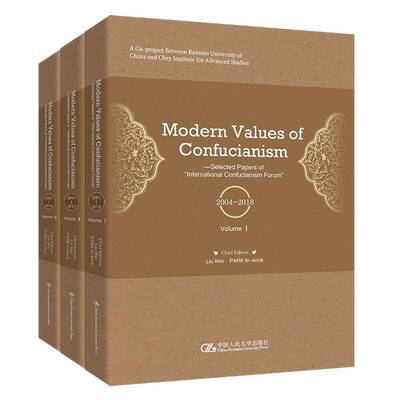 RT现货速发 Modern values of confucianism:selected papers of 