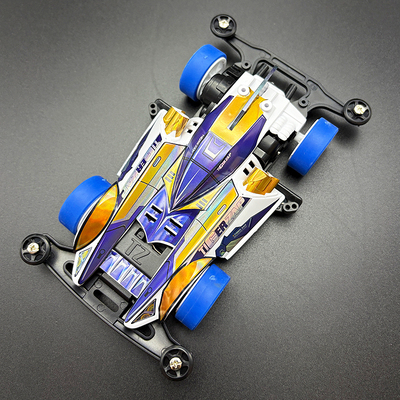 迷你四驱车TZX底盘猛虎竞速四驱车自拼玩具四驱车赛道比赛玩具车