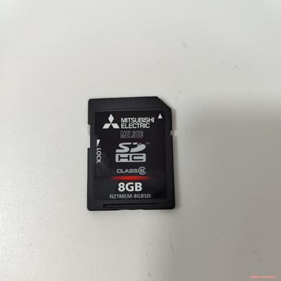 三菱 原装储存卡NZ1MEM-8GBSD，8GB，可充新，功议价商品