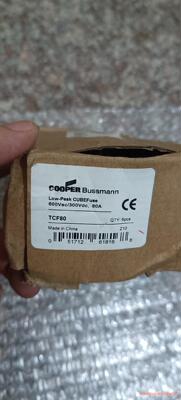 Bussmann CUBEFuse熔断器 TCF80，全新原骏营议价商品