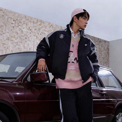 adidas阿迪达斯三叶草双面穿短款棉服2026冬装保暖夹克外套KC0093