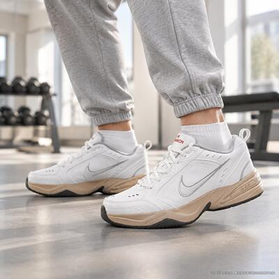 耐克跑鞋男鞋运动鞋AIR MONARCH 4老爹鞋复古休闲鞋男 IQ9792-112