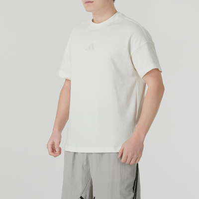 adidas阿迪达斯纯短袖T恤男装新款时尚运动休闲半袖 JY8566