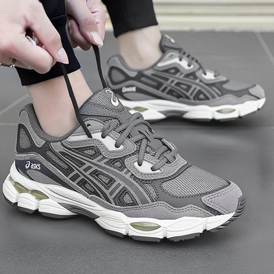 亚瑟士男鞋女鞋2026春季新款Gel-NYC运动鞋休闲跑步鞋1203A739