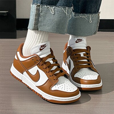耐克/Nike Dunk Low 女鞋26年浅褐色复古板鞋运动鞋 IM6572-101