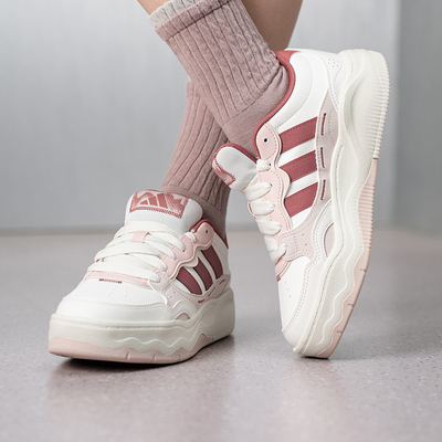 阿迪达斯三叶草女鞋厚底休闲鞋2026春季新款低帮运动鞋板鞋KH9028
