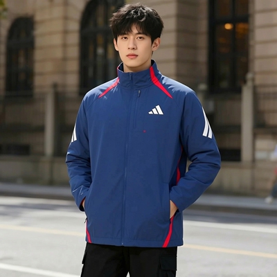 adidas阿迪达斯男装2026夏季新款运动服梭织跑步夹克健身衣KA8725