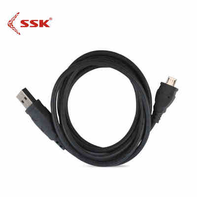 SSK飚王 UC-H345 USBT型梯型 microUSB线 手机数据线 1.2米