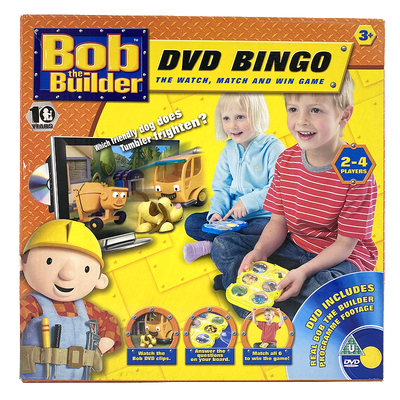 Bob the Builder DVD Bingo 鲍勃工程师光碟宾果桌面游戏儿童玩具