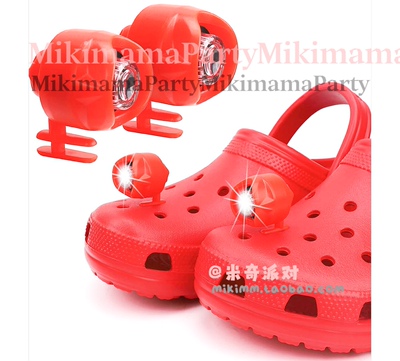 亚马逊热卖Headlights 洞洞鞋灯露营灯户外灯塑料电池款个性创意