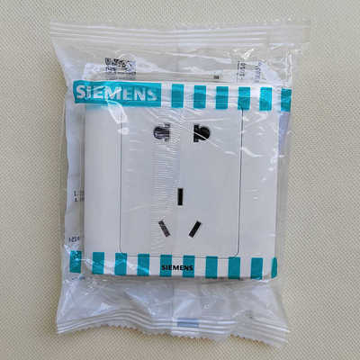 西门子远景五孔插座大孔10A两三