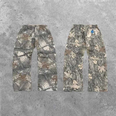 Fashionable camouflage pattern printed sports pants
