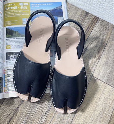 日本制代购直邮Emma 手工凉鞋分趾休闲鞋3牛皮猪皮复古百搭marugo