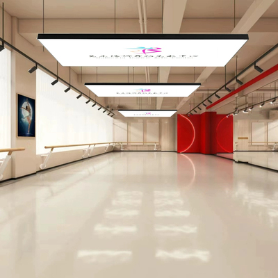 舞蹈房书法教室护眼吸顶灯全光谱5000k长条方形吊灯可定制logo图