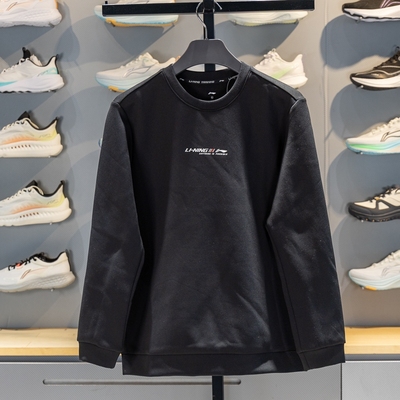 李宁立体裁剪针织无帽上衣