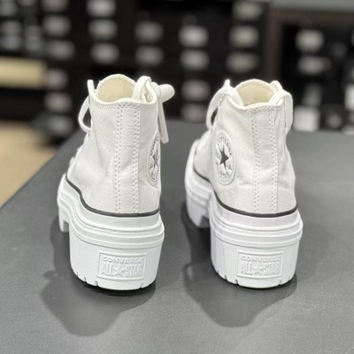 CONVERSE匡威Lugged女子增高厚底高跟复古高帮帆布鞋短靴A10364C