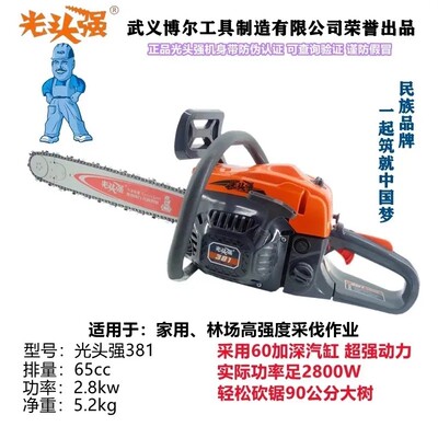 大功率Q8 20寸伐木锯381易启动家用链条正品进口专业级油锯