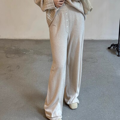 Cha 官方 | GUEST IN RESIDENCE 26早春Everywear Pant羊绒直筒裤
